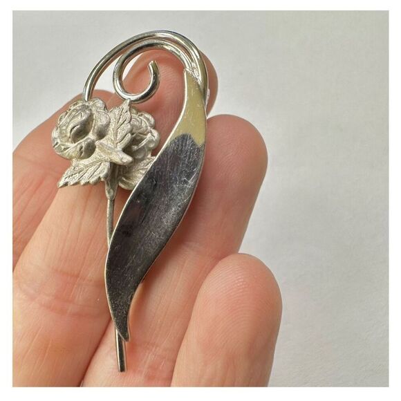 Sterling silver rose vintage pin | Jewelry | Sterlingsilver Rose ...